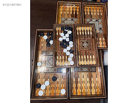 3'lu set tavla (sedef isleme) sahibinden.comda - 1221807861