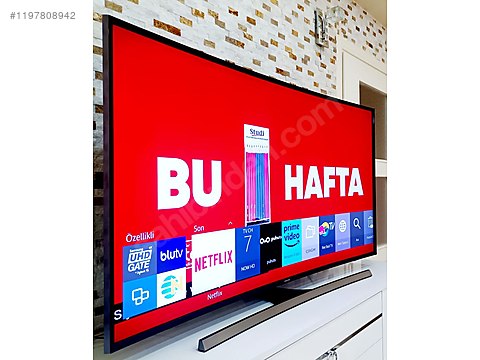 55 inç 140 ekran oval 4k curvet modeli Samsung smart led tv - İkinci El ...