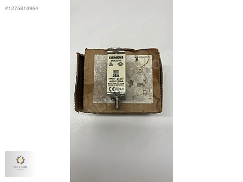 SIEMENS 3NA3 810 25A Buşon - Sigorta ve Yapı Malzemeleri sahibinden.com ...