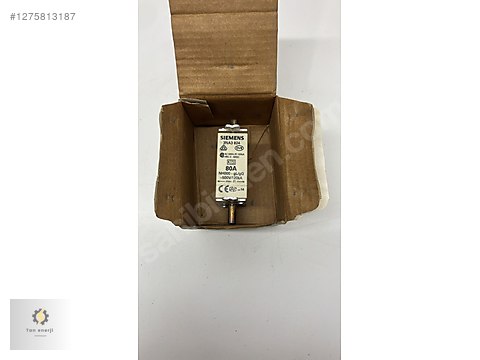 SIEMENS 3NA3 824 80A bıçaklı buşon sigorta - Sigorta ve Yapı ...