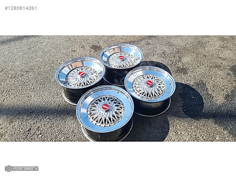 17 BBS JANT TAKIM 4X100 OFFSET 8 ÖN _ 9 ARKA POLISAJLAR TEMIZ IK at ...