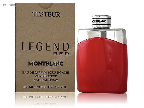 R234. MONT BLANC LEGEND RED EDP BAY KUTULU TESTER PARFÜM 100 ML ...