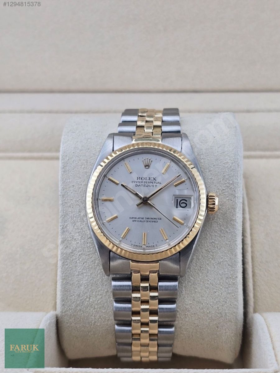Rolex / ROLEX DATEJUST 31mm GRİ KADRAN ÇELİK ALTIN JÜBİLE sahibinden ...