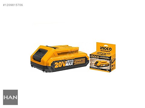 FBLI2001 - INGCO FBLI2001 Li-ion Akü 20V 2.0Ah - Sıfır Elektrikli Yedek ...