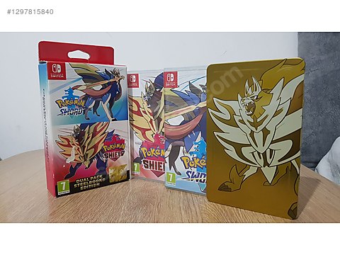 Nintendo switch pokemon sword and shield double pack sifir sahibinden ...