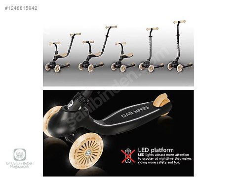QPlay Sema Evo 5'i 1 Arada Scooter sahibinden.comda - 1248815942
