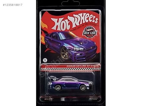 Hot Wheels RLC Nissan Skyline GT-R R34 Mor at sahibinden.com - 1235818817