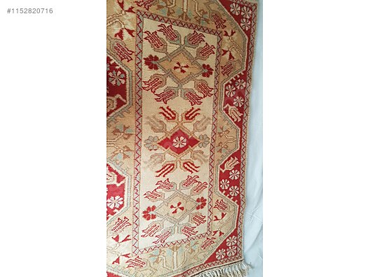 25 yıllık kullanılmadı, 2 adet 80x135cm eskitme Milas halısı sahibinden ...