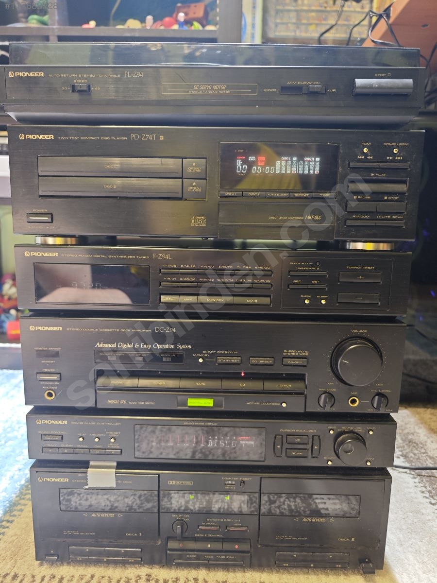 Pioneer DC-Z94 Müzik Seti Plak CD Çalar - İkinci El Pioneer Müzik Seti ...