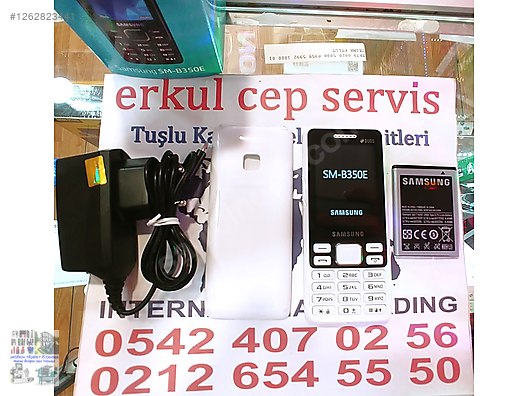 Samsung / B350E / B350 BEYAZ YASAL KAYITLI SIFIR SAMSUNG TUŞLU TELEFON ...
