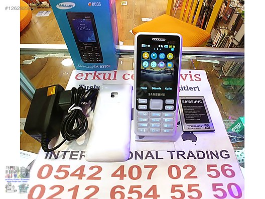 Samsung / B350E / B350 BEYAZ YASAL KAYITLI SIFIR SAMSUNG TUŞLU TELEFON ...