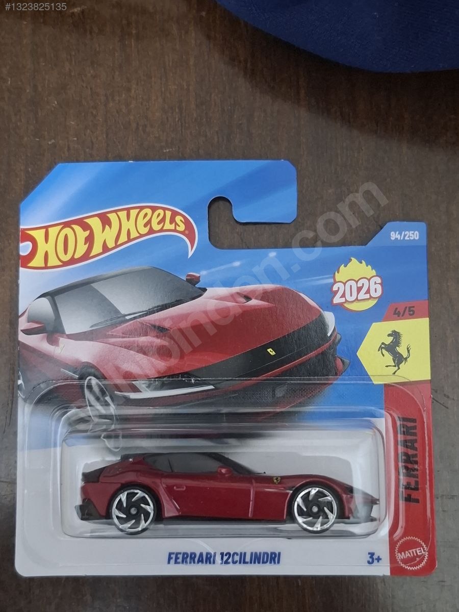 Hot Wheels Diecast Model 1:64 Ferrari Araba - 1323825135
