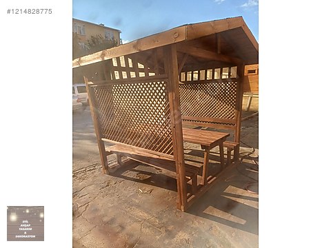 Ahşap Çardak & Kameriye & Bahçe Mobilya Modelleri - 1214828775