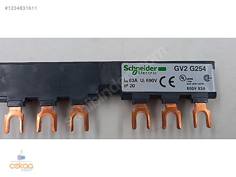 Schneider GV2-G254 2 Adet Besleme Barası sahibinden.comda - 1234831611