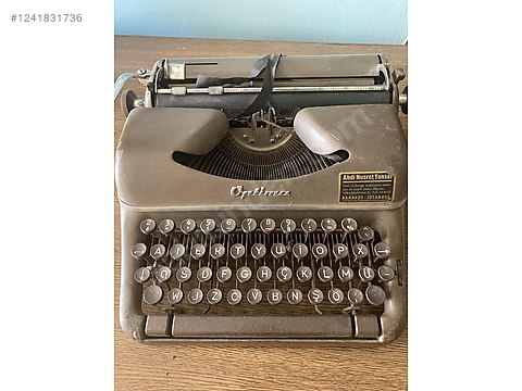 Nostaljik eski daktilo sahibinden.comda - 1241831736