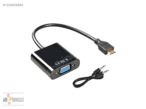 Mini Hdmi to VGA Tablet Vga Çevirici ve Tablet Projeksiyon Uyum at ...