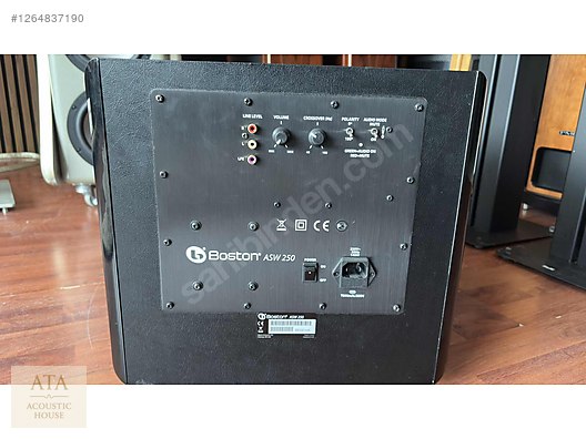 Boston Acoustics ASW 250 Güçlü ve Derin Bas - İkinci El Boston ...