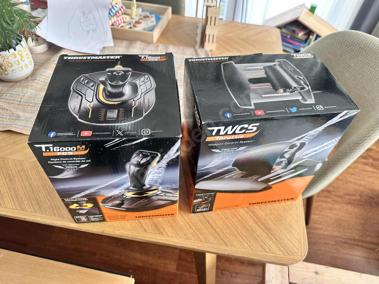 Thrustmaster T.16000M FCS Joystick ve TWCS Throttle - Kablolu ...