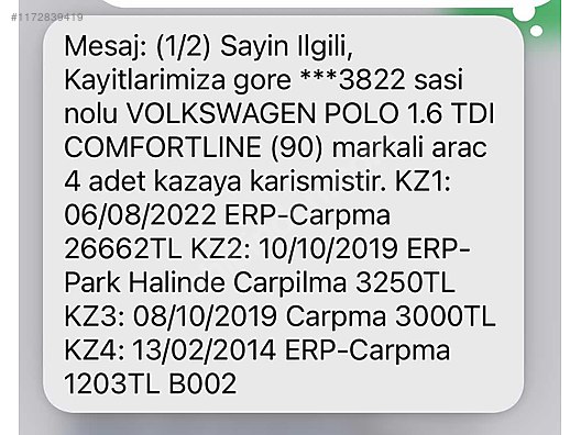 Volkswagen / Polo / 1.6 TDI / Comfortline / Sahibinden 2013 1.6 TDI VW ...