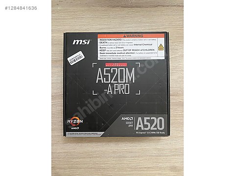 MSI A520M-A PRO AM4 DDR4 SIFIR ANAKART (DÜN ALINDI) sahibinden.comda - 1284841636
