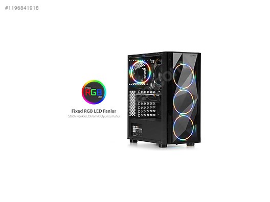 Dark Diamond Pro 4 Fanlı Oyuncu Kasası (PSU YOK) - Kasa ve Tüm Masaüstü ...