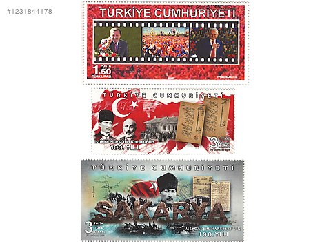 Yerli / TÜRK PULLARI 3 ADET tamamının bedeli sahibinden.comda - 1231844178