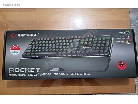 Rampage Rocket Kırmızı Switch Oyuncu Klavyesi - Kablolu Klavyeler ...