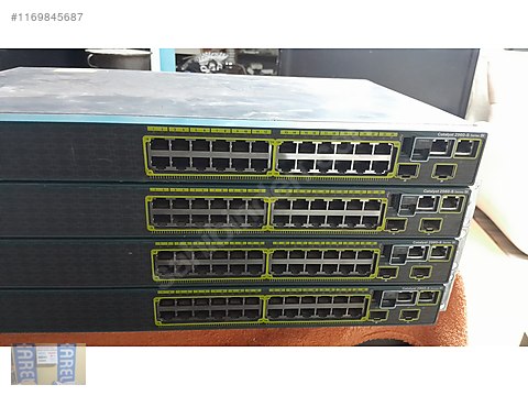 CISCO 2960-S SL 24 PORT SWITCH SORUNSUZ SON 4 ADET KALDI - Switch, Hub ...