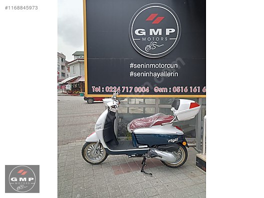 Kral Motor Rigil 125 2023 Model Scooter / Maxi Scooter Motor Motosiklet Mağazasından Sıfır 48. ...