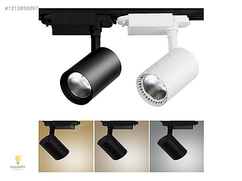 RAY SPOT SETİ 3 ADET RAY SPOT VE 1 MT RAYLI SISTEM - Armatür ve Yapı ...