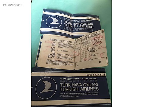 Bilet / Eski Thy bileti 1971 sahibinden.comda - 1282853349