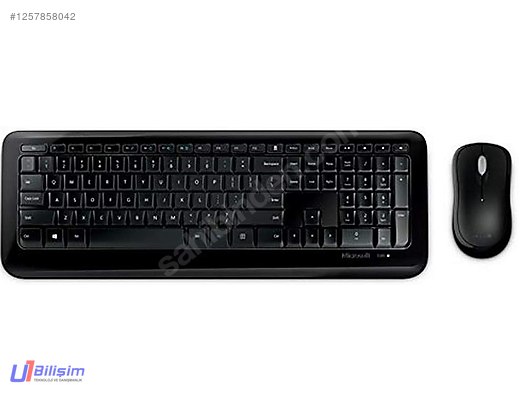 Microsoft Wireless 850 Desktop Kablosuz Klavye Set sahibinden.comda ...