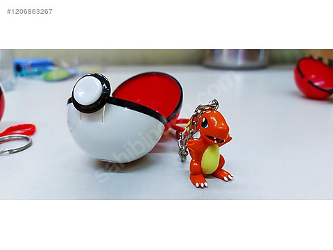 1999 Pokemon Charmander Pokeball Keychain Basic Fun Nintendo sahibinden ...
