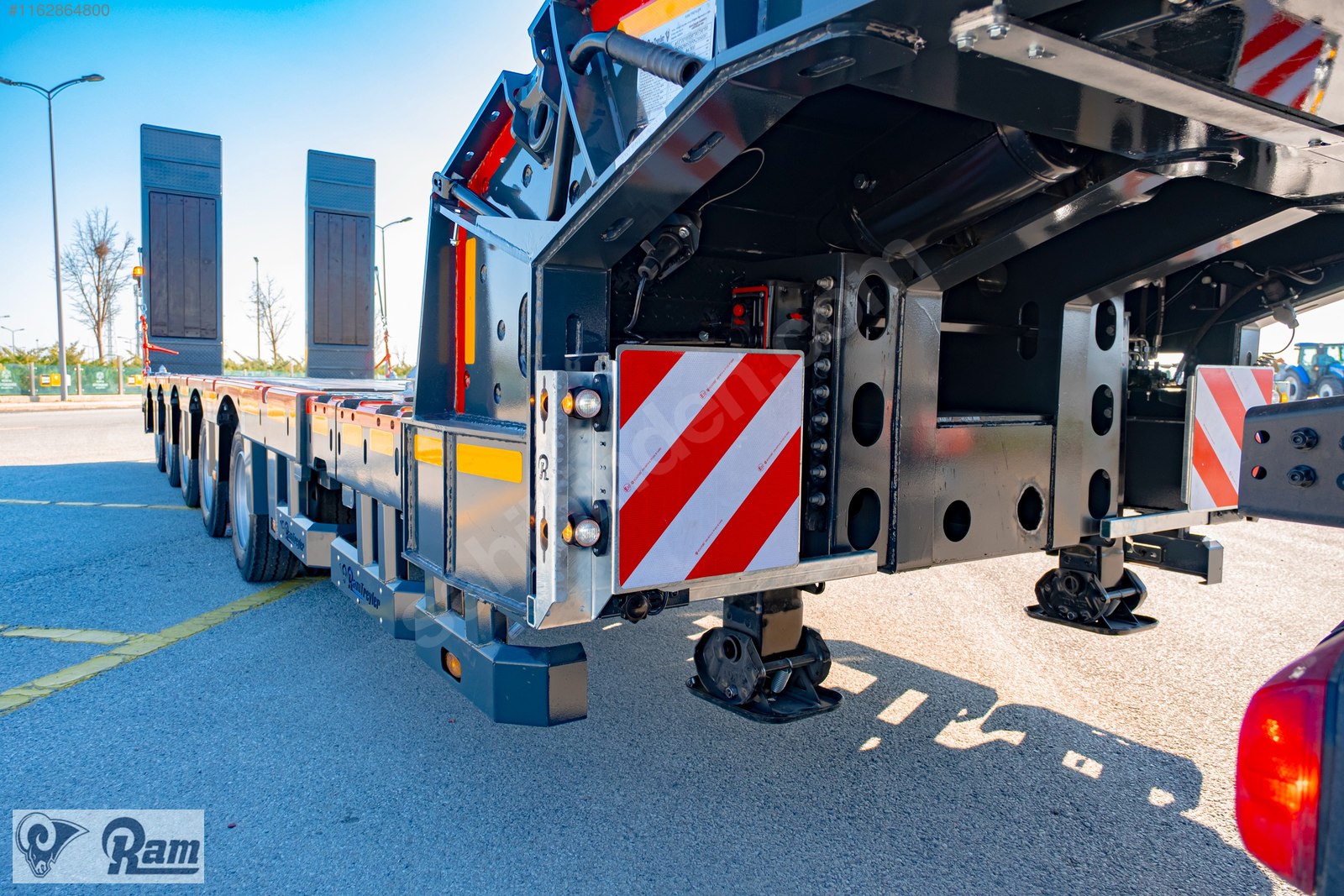 Lowbed / Havuzlu / RAM TREYLER 5 DİNGİL HİDROLİK YANA GENİŞLEMELİ LOWBED 85 TON sahibinden.comda ...