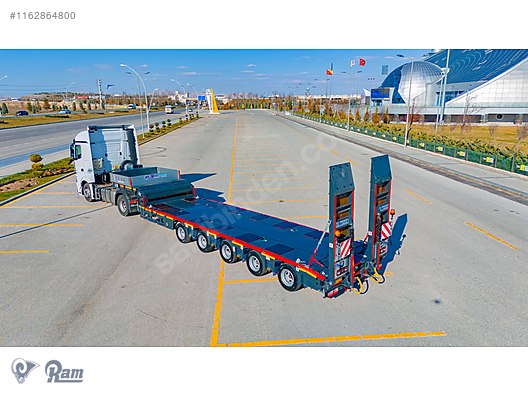 Lowbed / Havuzlu / RAM TREYLER 5 DİNGİL HİDROLİK YANA GENİŞLEMELİ LOWBED 85 TON sahibinden.comda ...