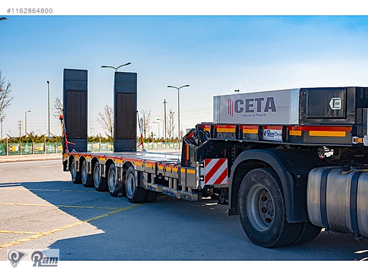 Lowbed / Havuzlu / RAM TREYLER 5 DİNGİL HİDROLİK YANA GENİŞLEMELİ LOWBED 85 TON sahibinden.comda ...