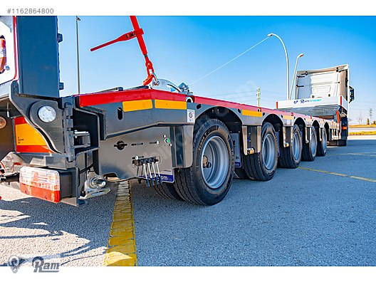 Lowbed / Havuzlu / RAM TREYLER 5 DİNGİL HİDROLİK YANA GENİŞLEMELİ LOWBED 85 TON sahibinden.comda ...