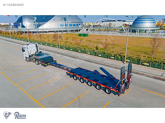 Lowbed / Havuzlu / RAM TREYLER 5 DİNGİL HİDROLİK YANA GENİŞLEMELİ LOWBED 85 TON sahibinden.comda ...