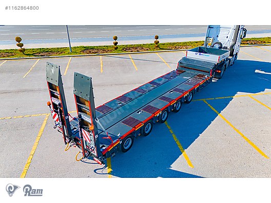 Lowbed / Havuzlu / RAM TREYLER 5 DİNGİL HİDROLİK YANA GENİŞLEMELİ LOWBED 85 TON sahibinden.comda ...