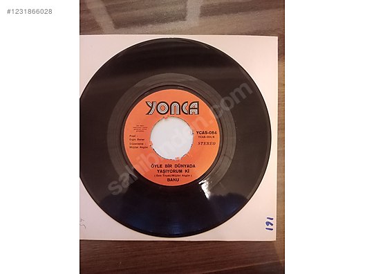 Banu Nasıl Mutlu Olurum Sensiz 45 lik Plak Çok Temiz 8 /10 - Müzik ...