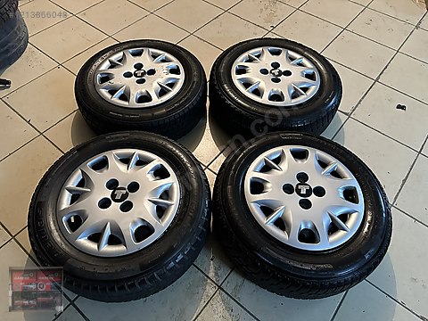 14 KARA JANT LASTİK KIŞLIK SET 185-65-14 DOT 2022 4X100 - En uygun jant ...