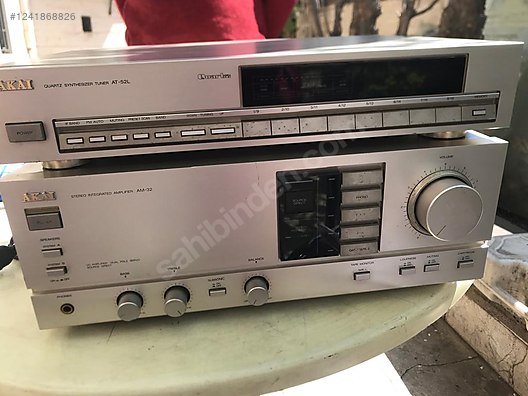 Akai Entegre Amfi - AKAİ AT-52 TUNER AM-32 AMFİ SET - 1241868826