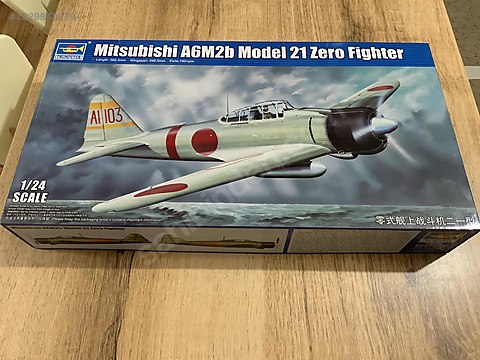TRUMPETER 1/24 MITSUBISHI A6M2b MODEL21 ZERO FIGHTER - Plastik Hava Aracı Maket Alışverişte İlk ...