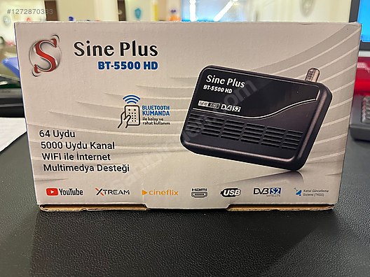 Sine Plus Bt-5500 Hd Wifi Uydu Alıcısı Çanaklı Çanaksız Wifi at ...