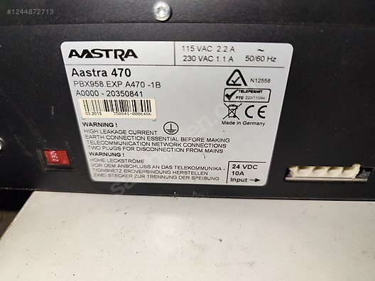 AASTRA MITEL MIVOICE 470 TEMEL SUNUCU İLETİŞİMLERİ - ABB Programlayıcı ...