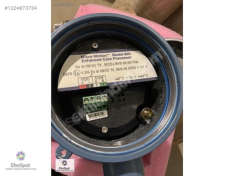 Emerson Micro Motion 800 Flowmeter Debimetre sahibinden.comda - 1224873734