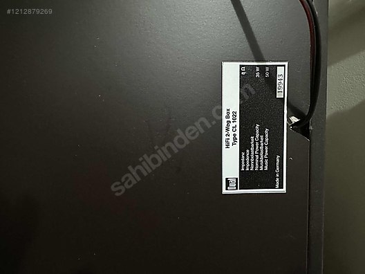 Dual CL 1022 hoparlör takım - İkinci El Dual Set Hoparlörü Hoparlör ...