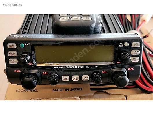 ICOM 2725E DUAL BAND LİSANSSIZ sahibinden.comda - 1241880975
