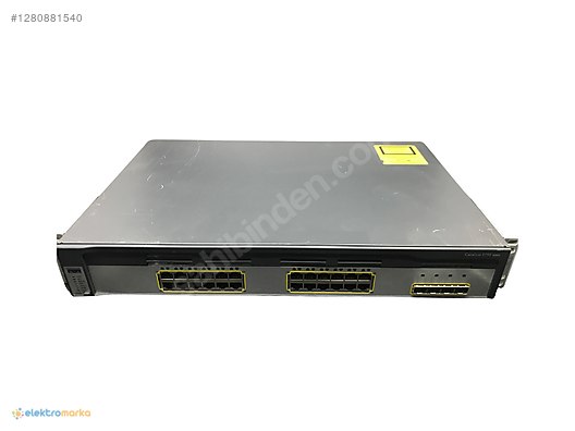 Cisco Catalyst 3750 WS-C3750G-24TS-S 24-Port Gigabit Switch sahibinden ...