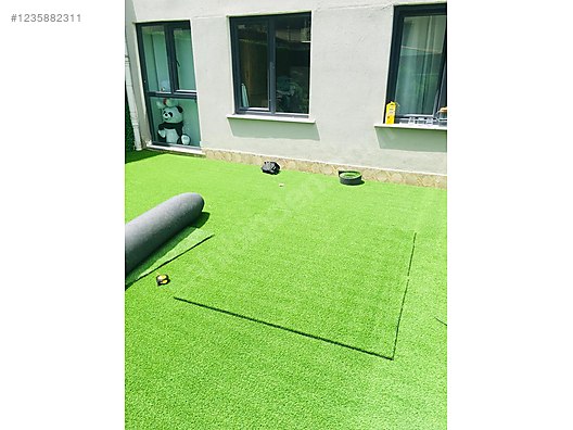 20MM YEŞİL SUNİ ÇİM HALI HALIFLEX TOPRAK ÜSTÜ ZEMİN UYGULAMA İST ...